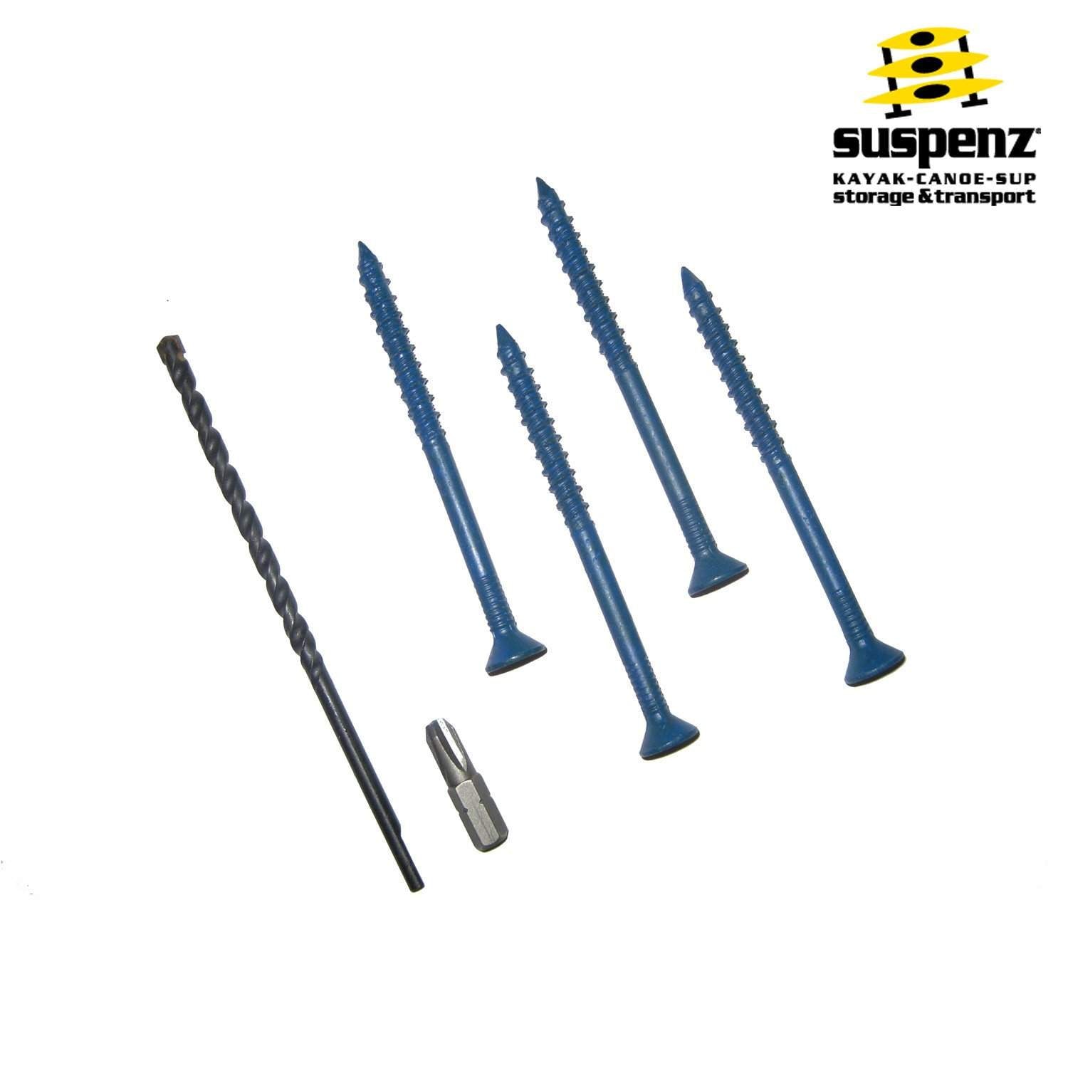 Wall Mount Screws | TapCon Stainless Screw Set | Suspenz - Suspenz